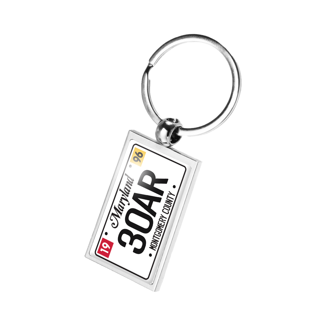 Maryland License Plate Keychain – O.A.R.